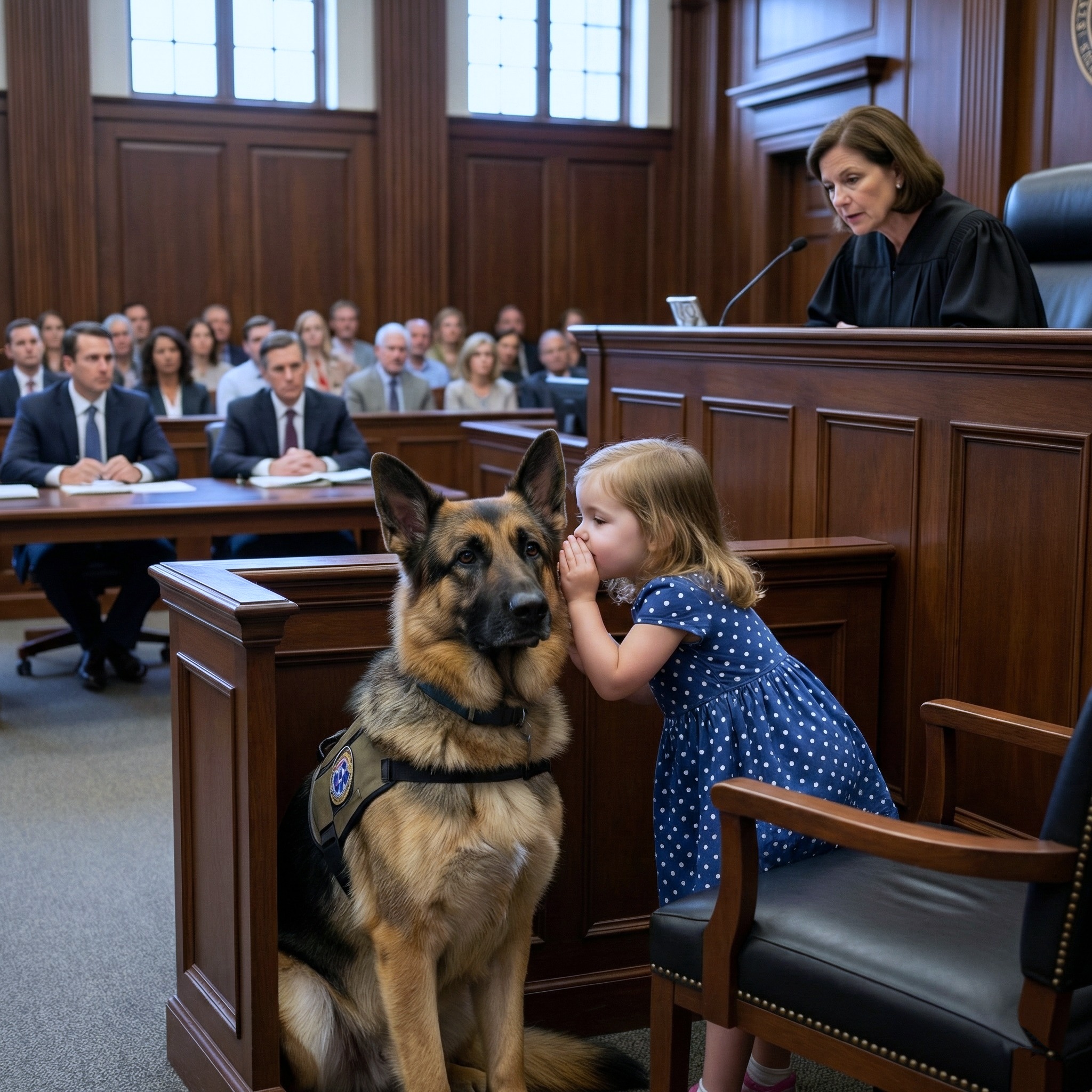 The Defense Laughed at the Dog in the Witness Stand, Then the Child ...